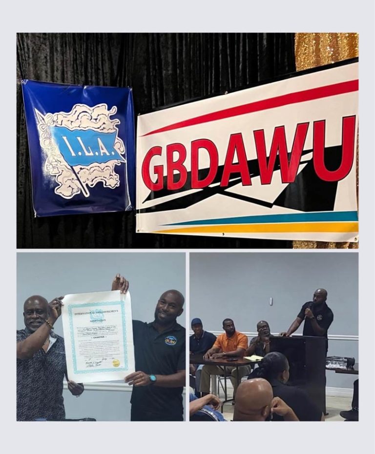 Eight-Year Organizing Campaign Culminates With Grand Bahama Dock ...