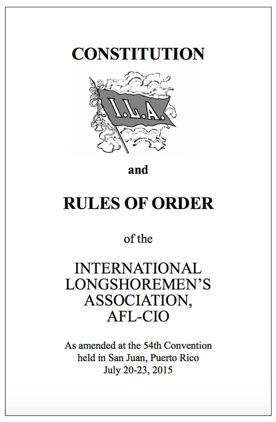 ILA Constitution – ILA Union