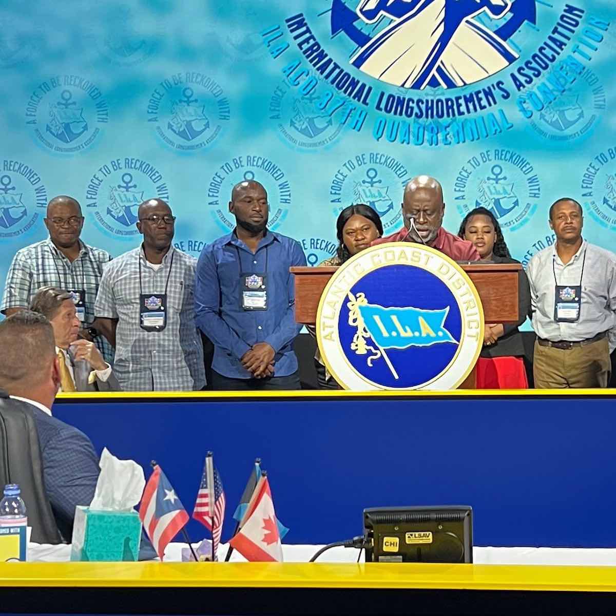 History is Made at ILA Convention as ILA Local 2077 Out of the Bahamas ...