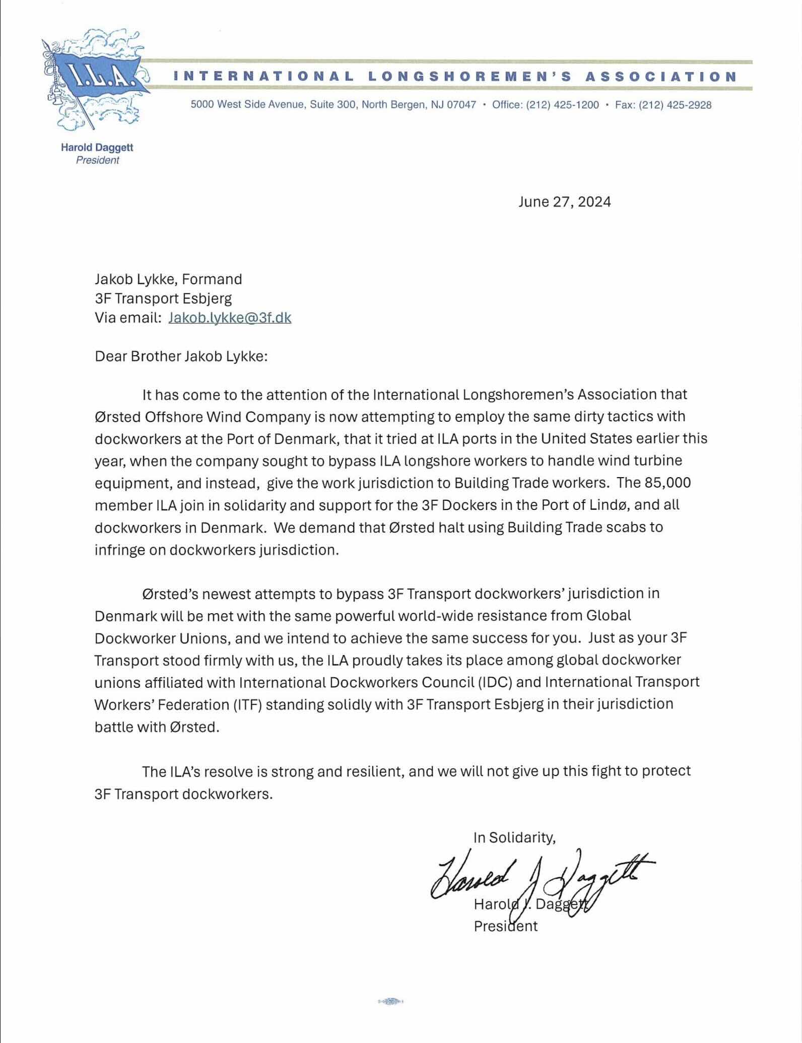 ILA News – ILA Union