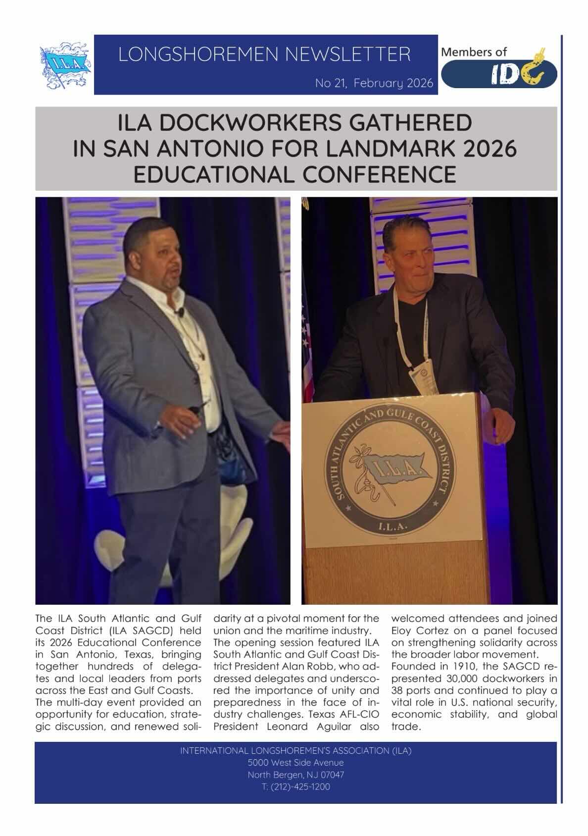 ILA News – ILA Union